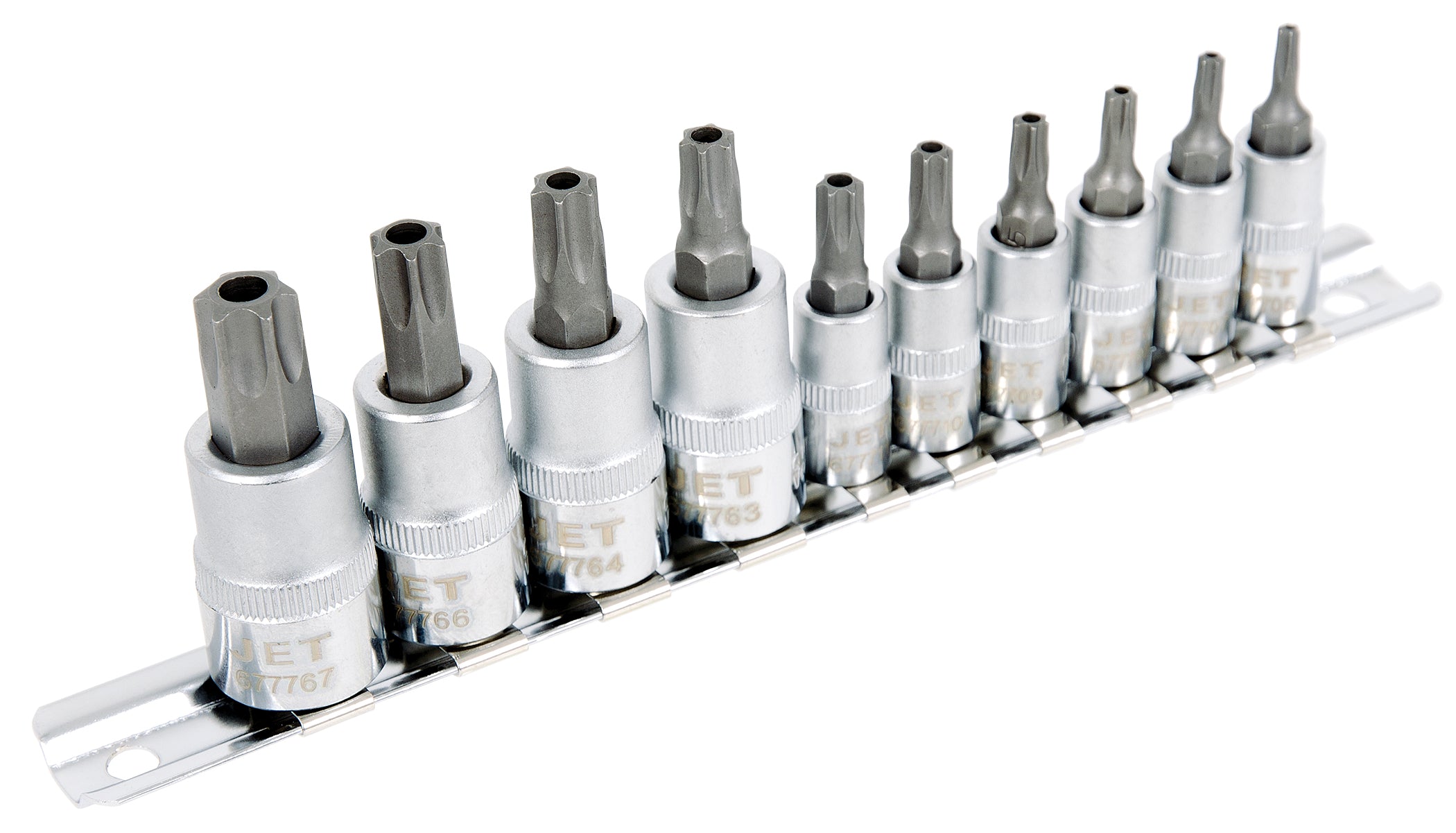 Jet Torx SS1438-10TB ~ 10 Piece 1/4 Inch & 3/8 Inch Dr Tamperproof Torx ...