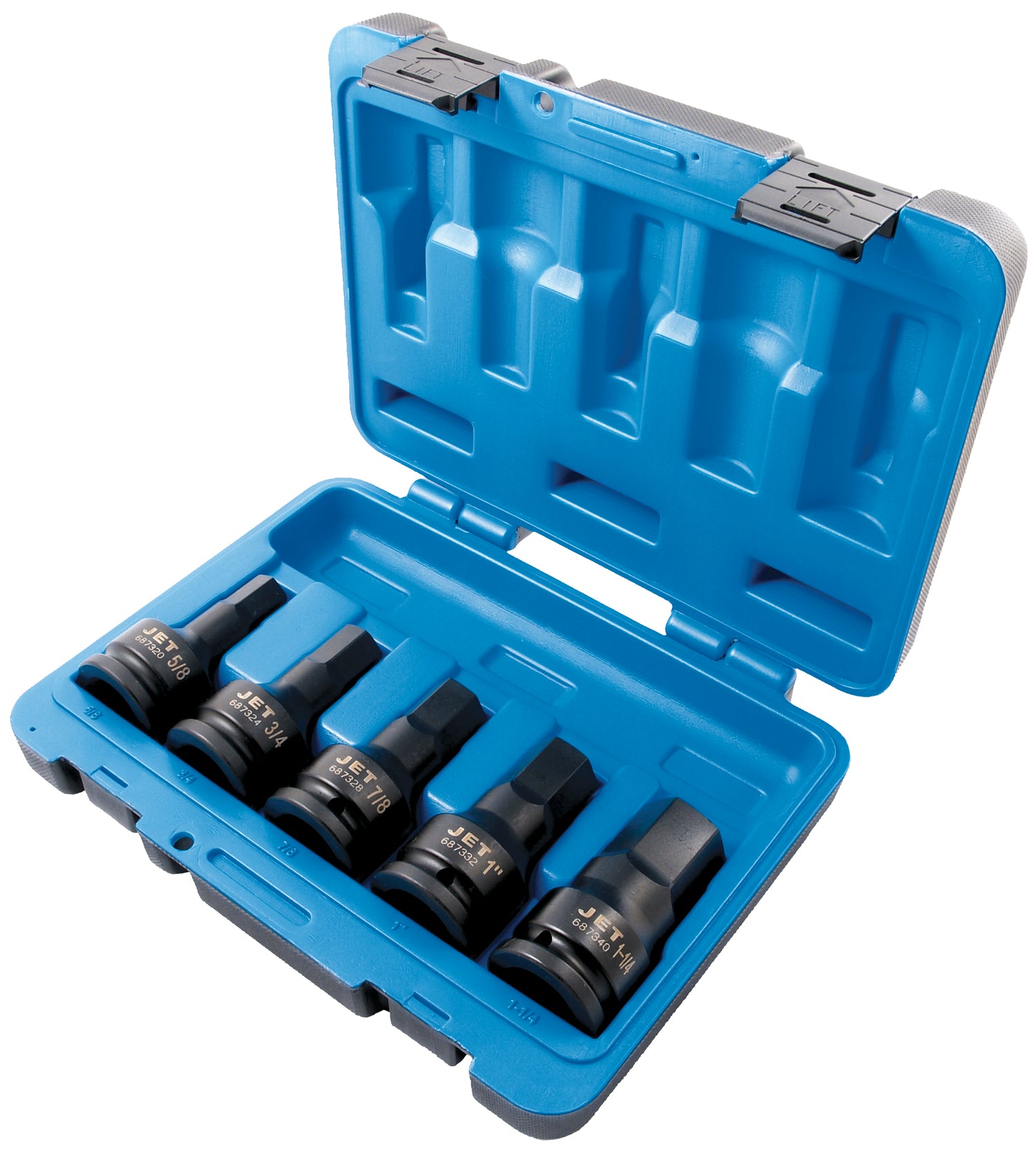 Jet PHB-3405 ~ 5 Piece 3/4 Inch Drive SAE Impact Hex Bit Socket Set ...
