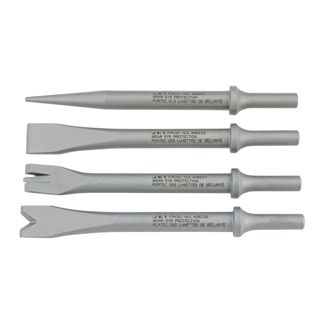 Jet PACS-4 ~ .401 Shank 4 Piece Hammer Steel Set Heavy Duty | Targa Tools
