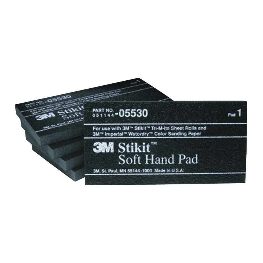 Hand Pads 05530 Stikit Soft Hand Pad 0 2 3/4 in x 5 1/2 in x 3/8 in (7 ...